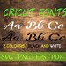 Pretty Svg Font SVG Fonts for Cricut Alphabet Cursive Font - Etsy