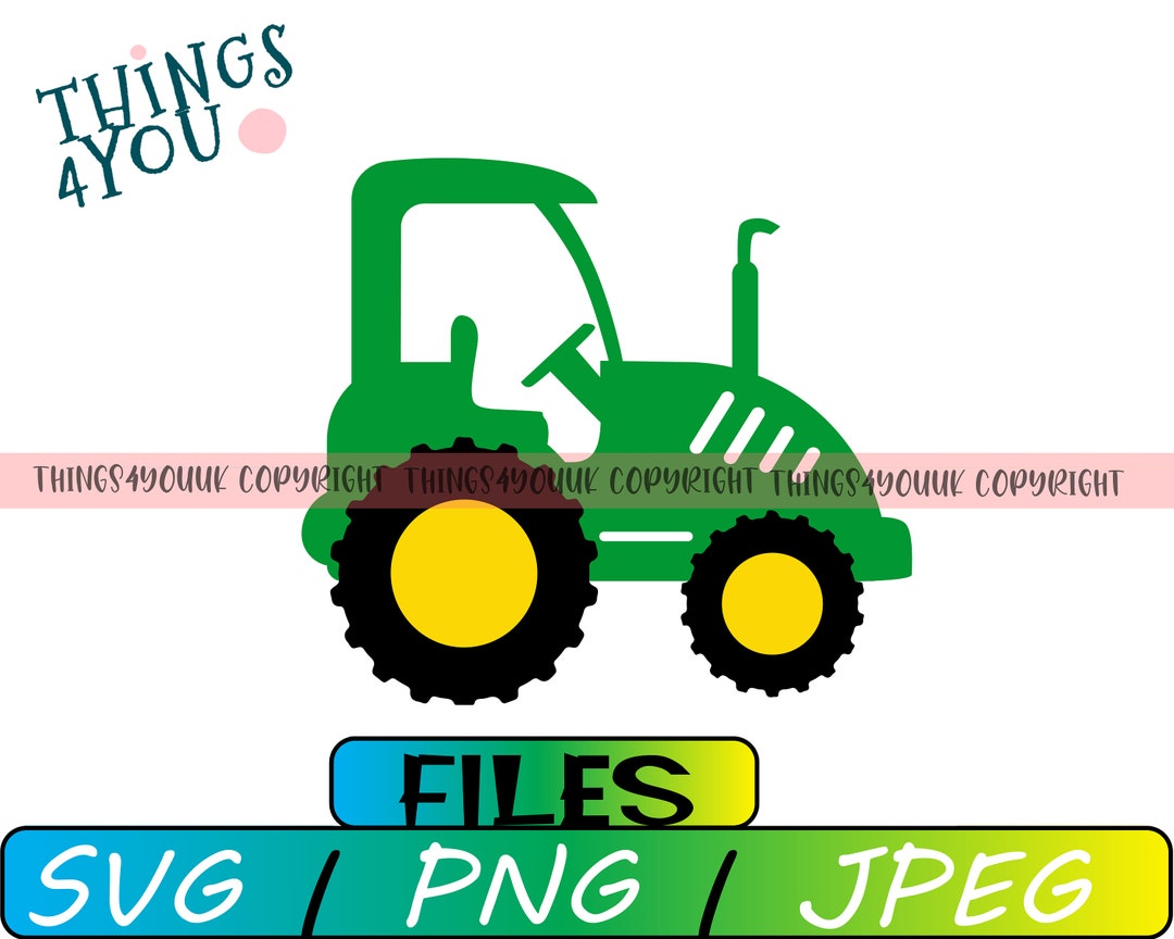 Tractor Svg, Farm Equipment, Tractor Birthday, Birthday Boy, Tractor ...