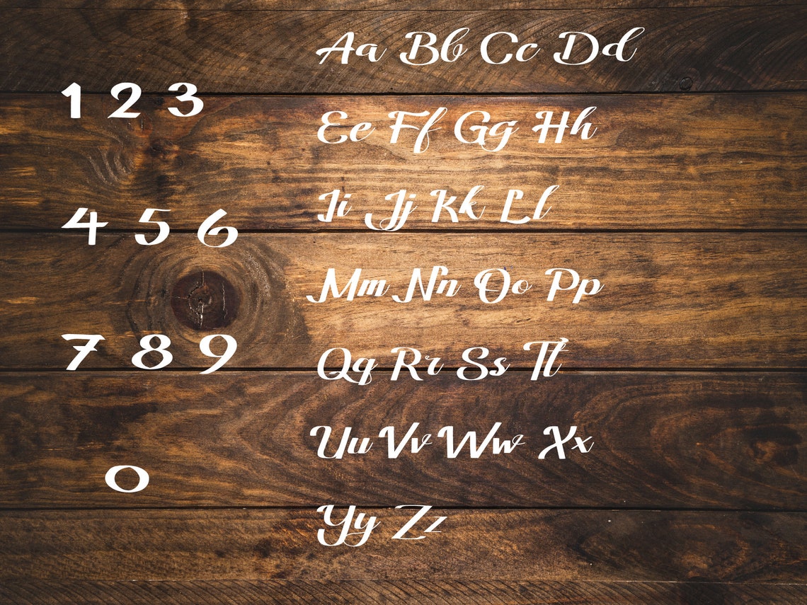 Pretty Svg Font SVG Fonts for Cricut Alphabet Cursive Font - Etsy