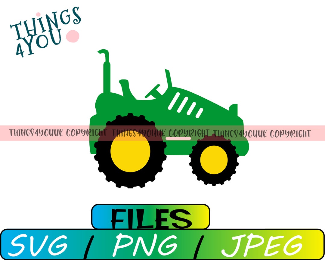 Tractor Svg, Farm Equipment, Tractor Birthday, Birthday Boy, Tractor ...