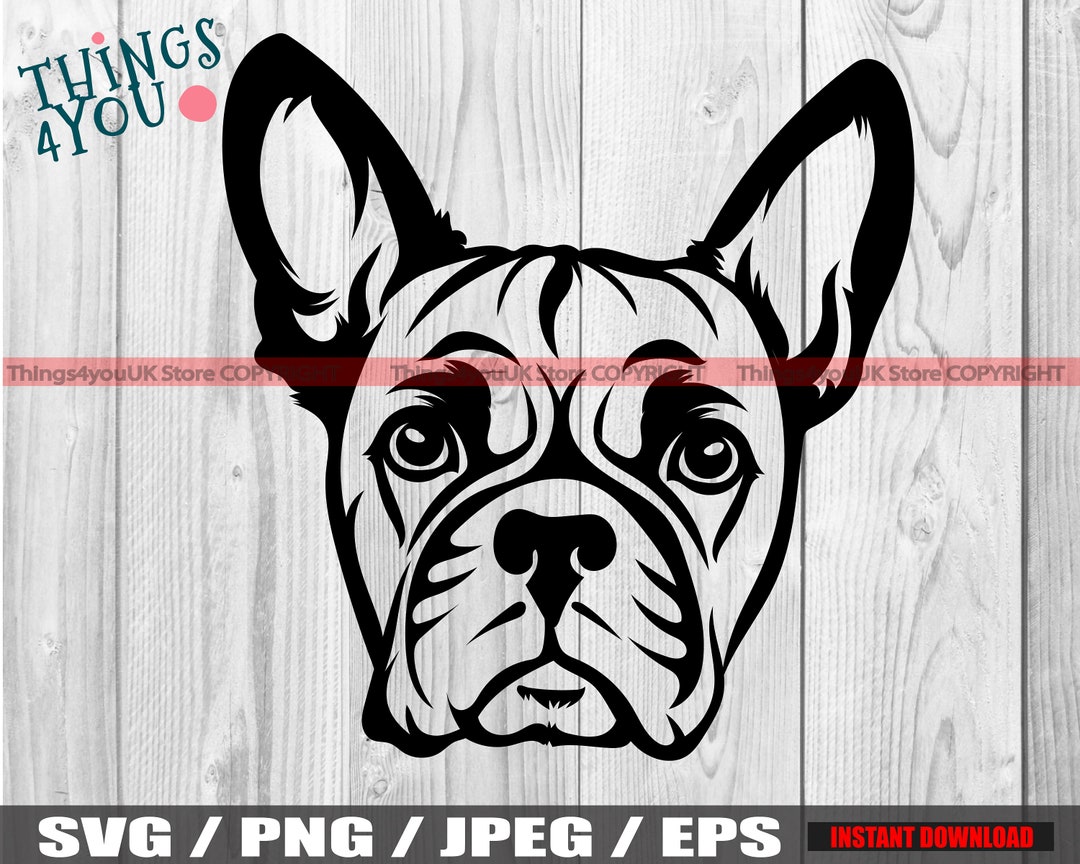 French Bulldog, French Bulldog Svg, Clipart, Peeking Dog, Dog Breed ...