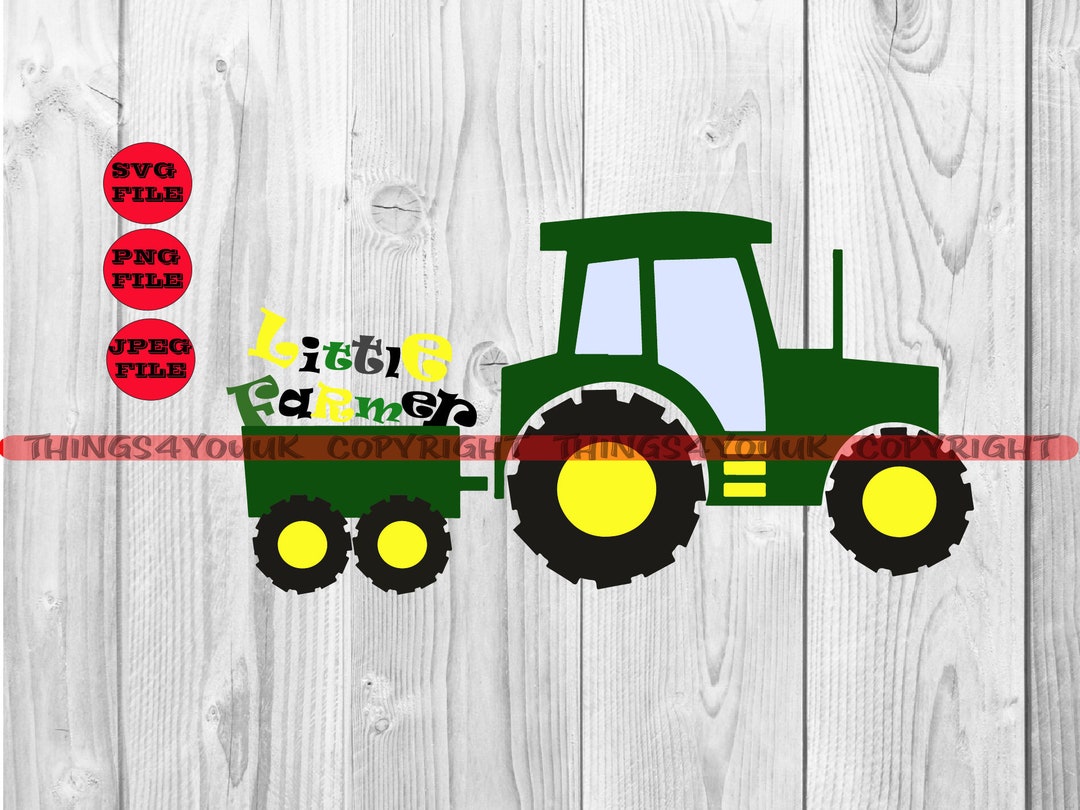 Tractor Svg, Farm Equipment, Tractor Birthday, Birthday Boy, Tractor ...