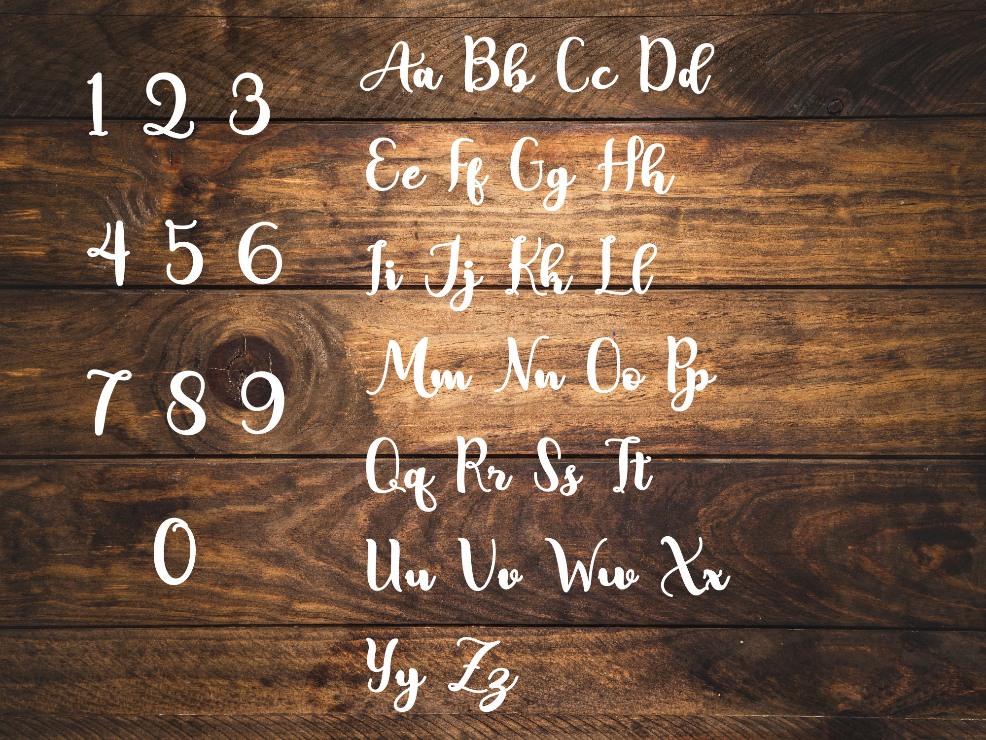 Pretty Svg Font SVG Fonts For Cricut Alphabet Cursive Font | Etsy