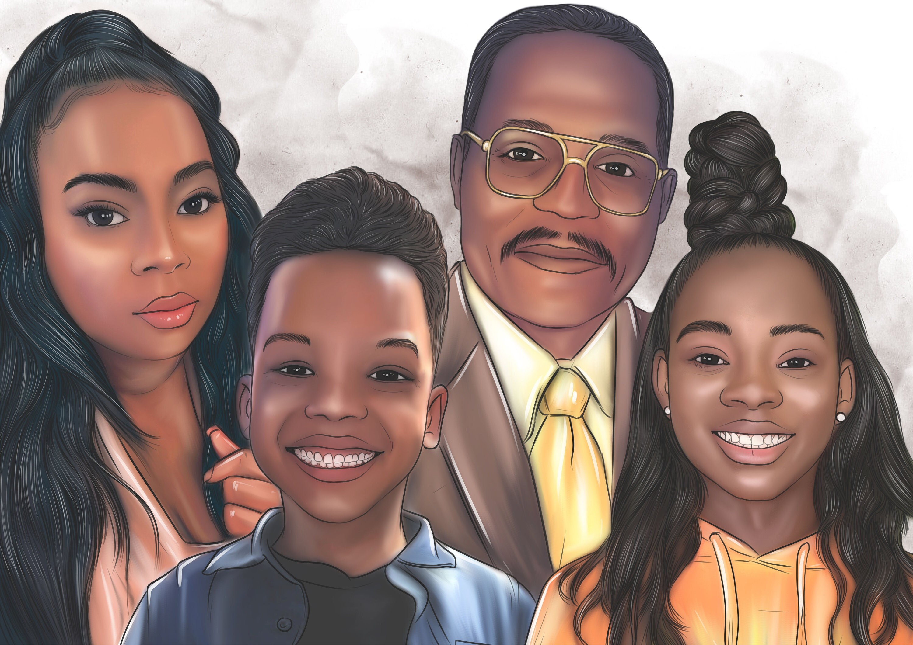 Family Portrait Drawing Photo to Sketch Pencil Sketch From - Etsy