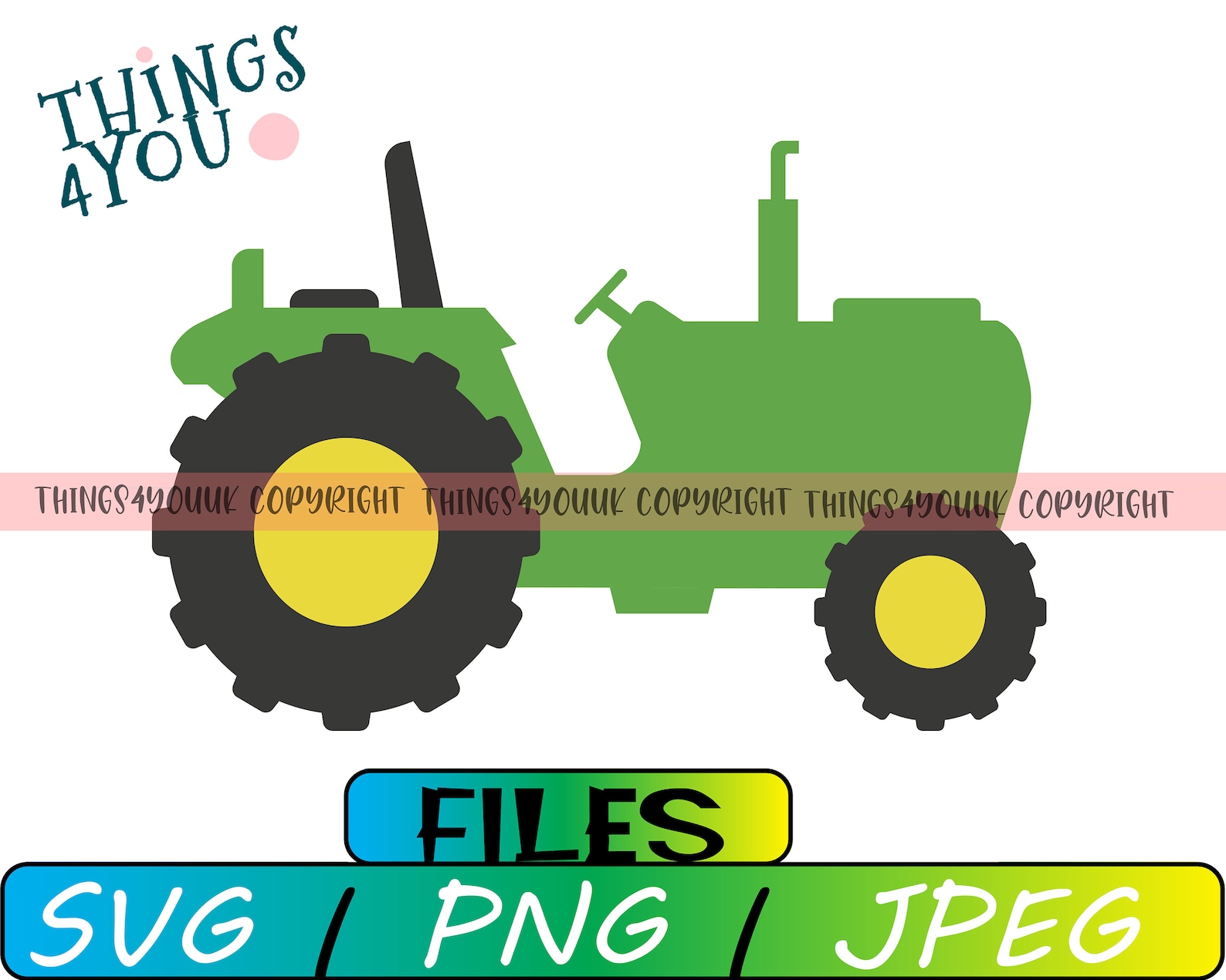Tractor SVG, Farm Equipment, Tractor Birthday, Birthday Boy, Tractor ...