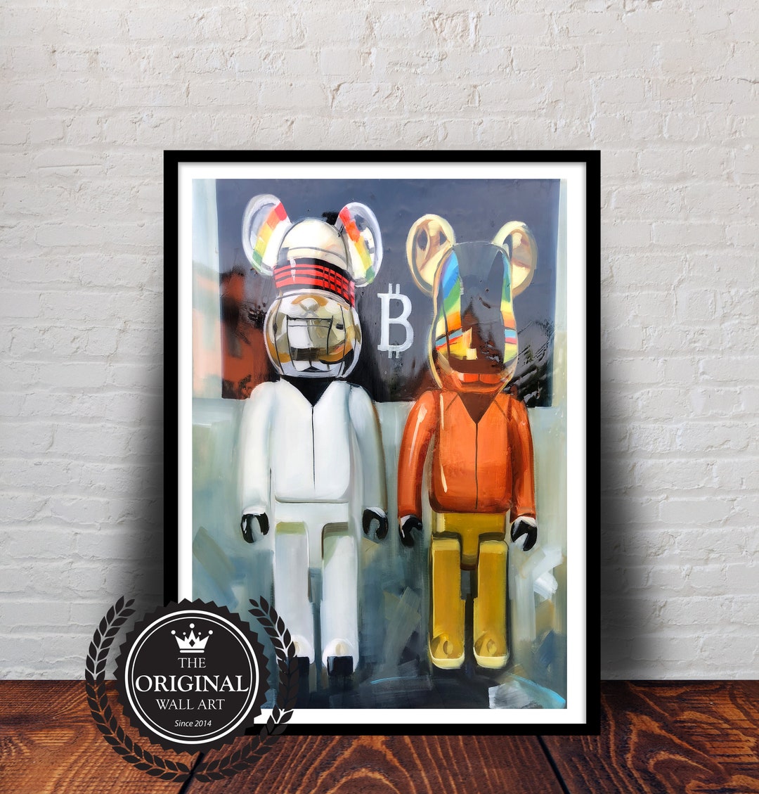 Bearbrick Discovery Version New Artwork, Bear Brick New Style Art Print ...
