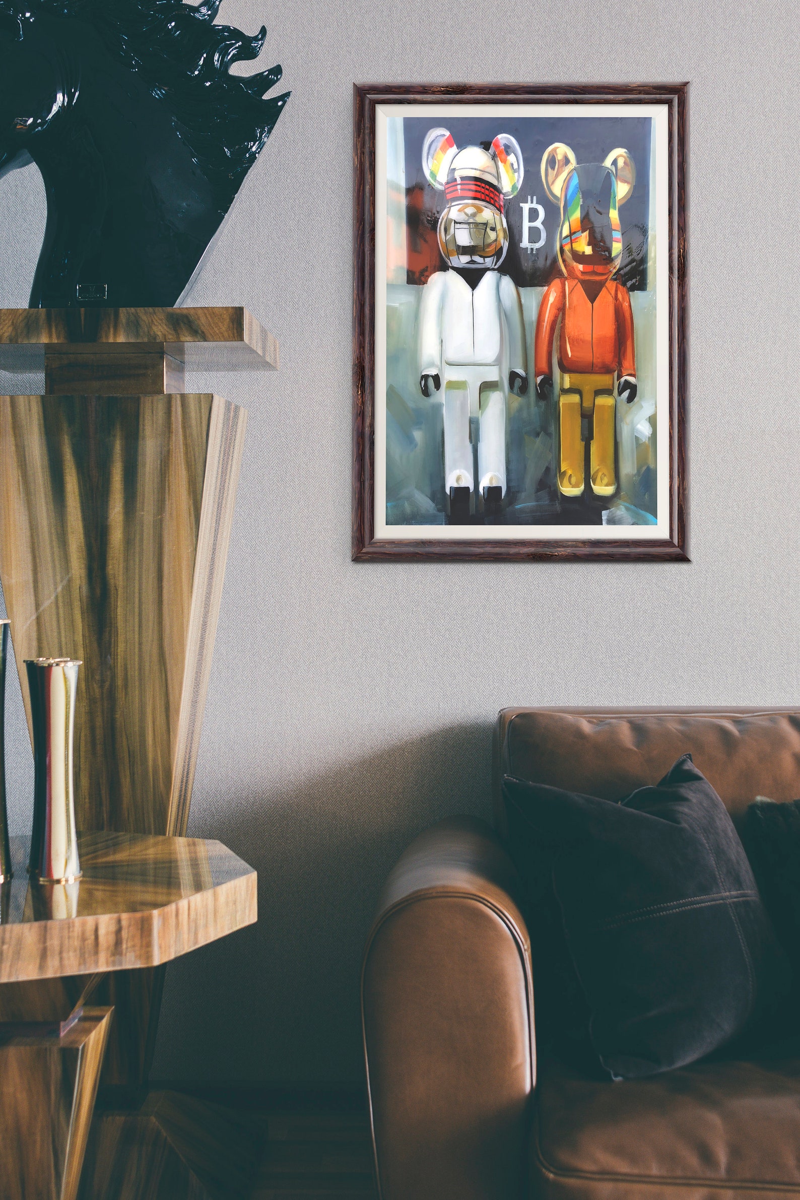 Bearbrick Discovery Version New Artwork, Bear Brick New Style Art Print ...