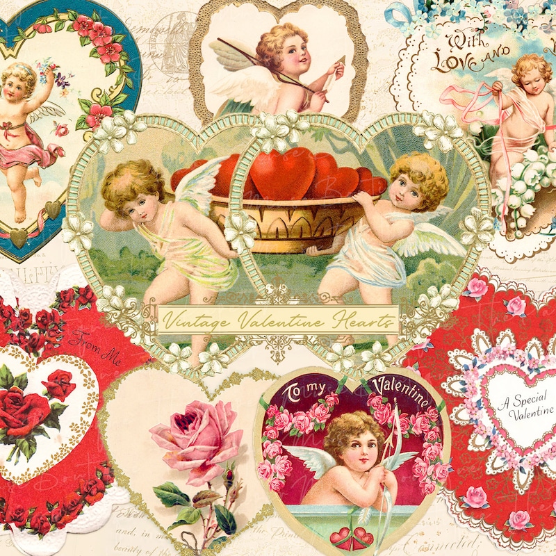 Victorian Valentines - Etsy