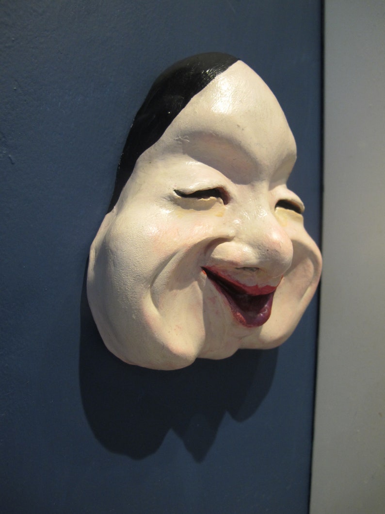 Noh Mask - Etsy