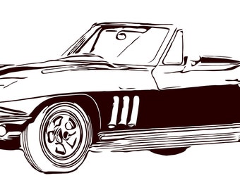 Corvette svg | Etsy