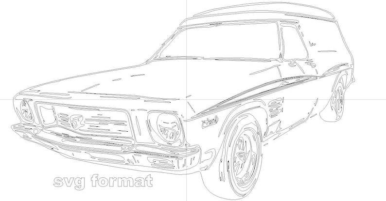 1974 Holden Sandman png dxf svg eps vector files for | Etsy
