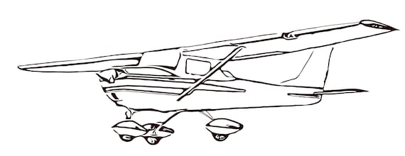 Cessna 150 / 152 Png Svg Dxf Eps Vector Files for Engraving | Etsy