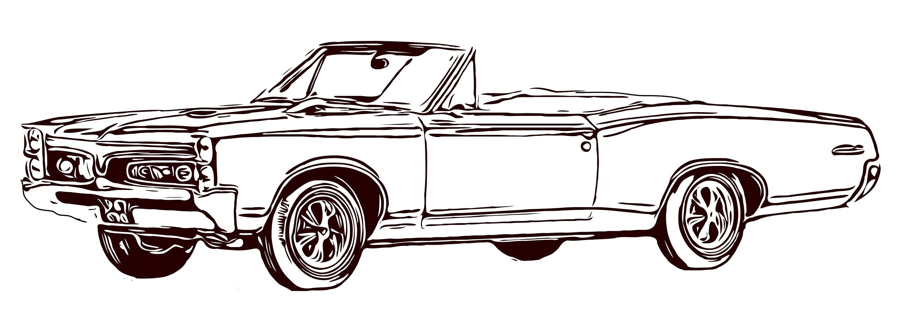 1967 Pontiac GTO png svg dxf eps vector files for engraving | Etsy