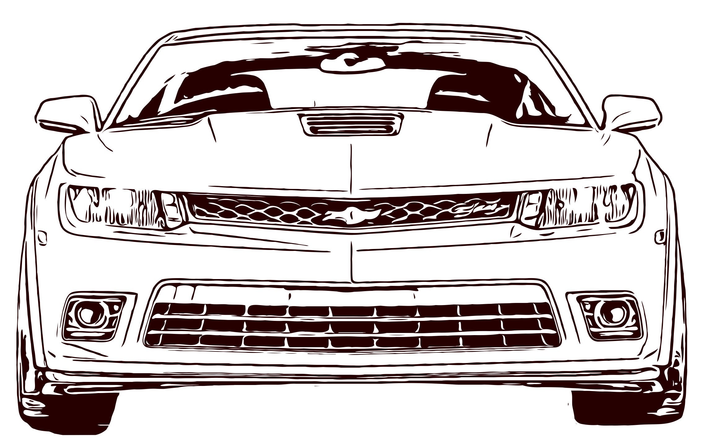 2013 Camaro svg dxf eps png vector file para grabado silueta | Etsy