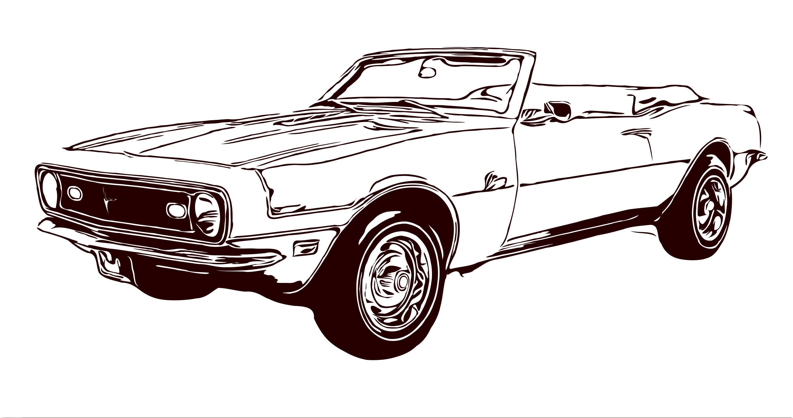 1968 Chevy Camaro png svg dxf eps vector files for engraving | Etsy