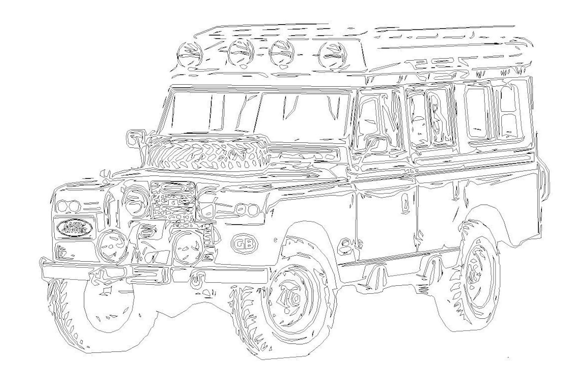 1962 Land Rover svg dxf eps png vector file for engraving | Etsy