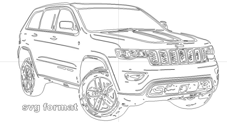 2020 Jeep Trailhawk png dxf svg archivos vectoriales eps | Etsy