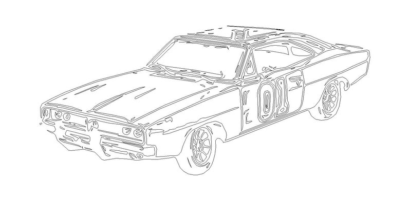 1969 Dodge Charger General Lee Coloring Page Coloring Pages
