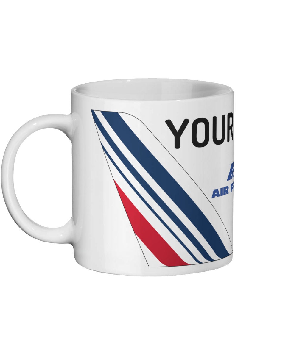 Air France Airlines Aircraft Tail Tea / Coffee Mug Aviation, Aerospace ...