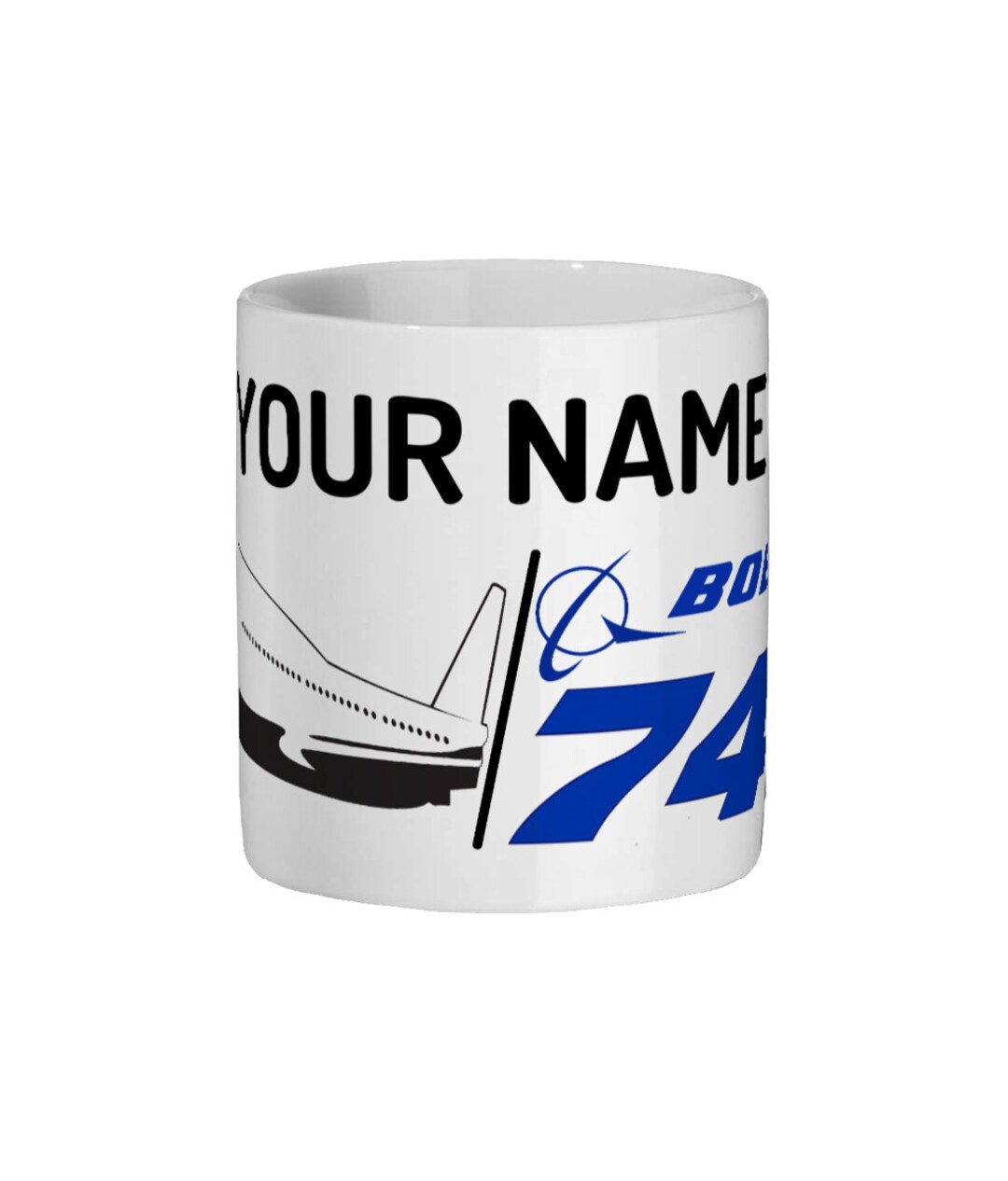 Boeing B747 Jumbo Jet Aircraft Design Tea/coffee Mug Queen - Etsy
