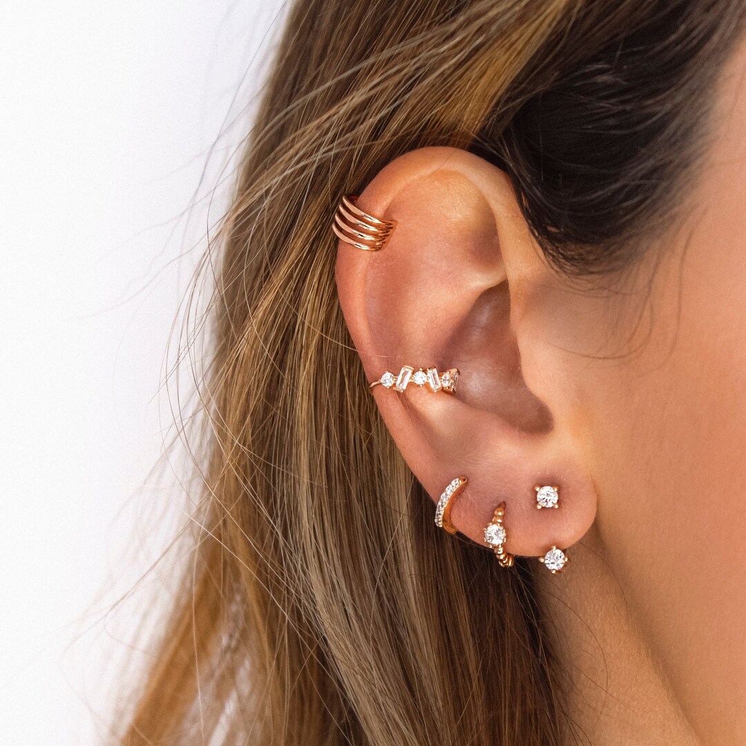 Front Back Earrings Ear Jacket Earrings Dainty Ear Jacket - Etsy