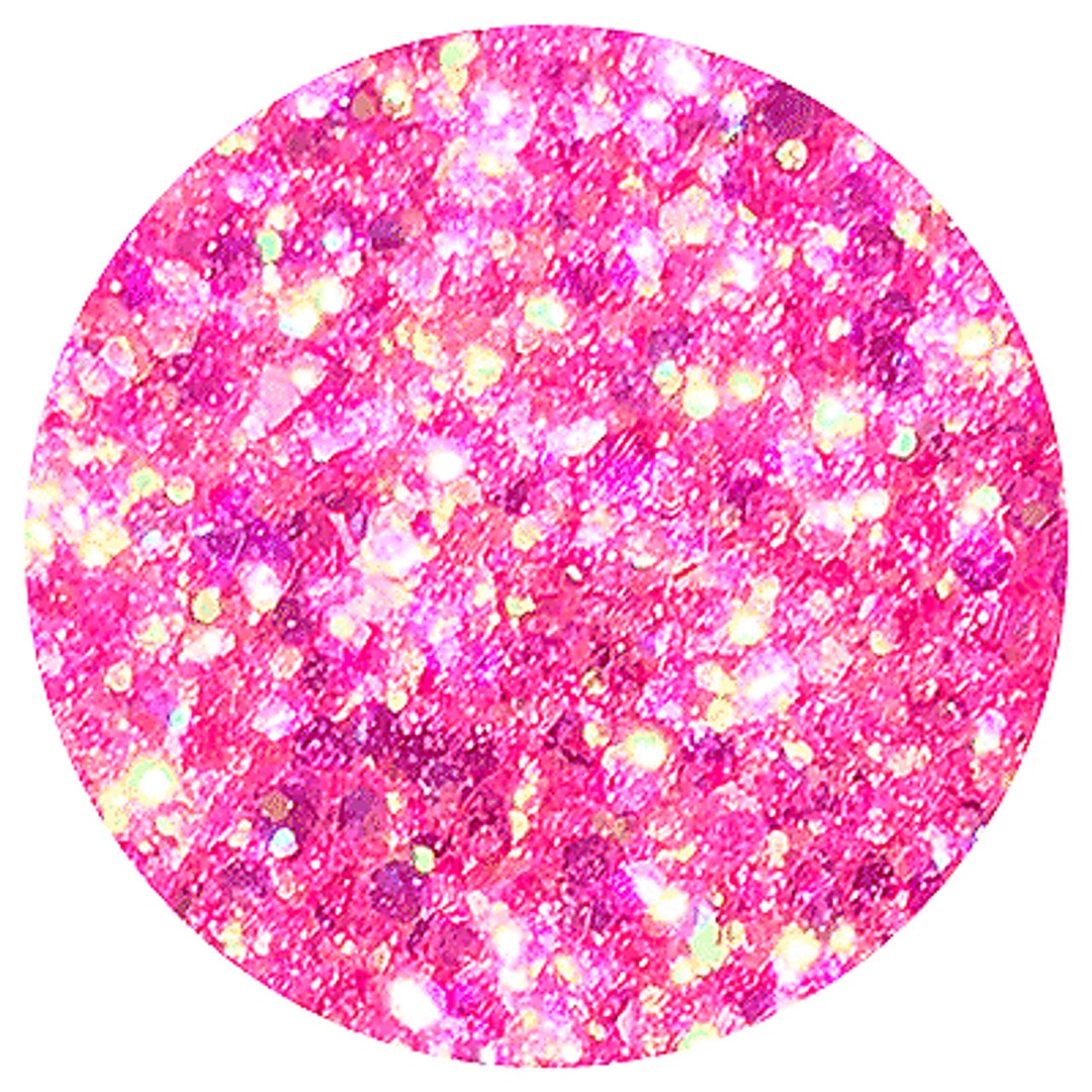 Hot Pink Iridescent Mix - Chunky Mixed Glitter - Wax Melt, Festival ...