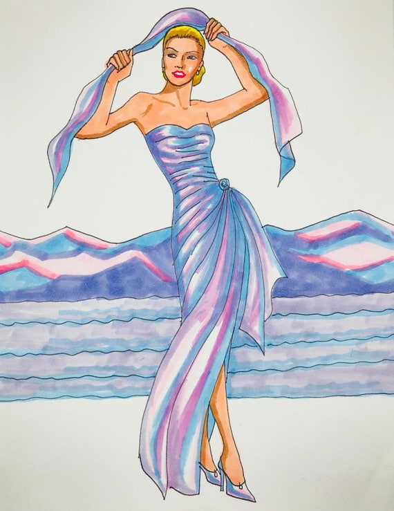 Fashion wall art Fashion art print Art Fashion Fashion Art | Etsy