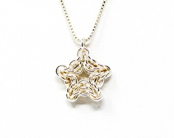 Chainmaille Pendant | Etsy