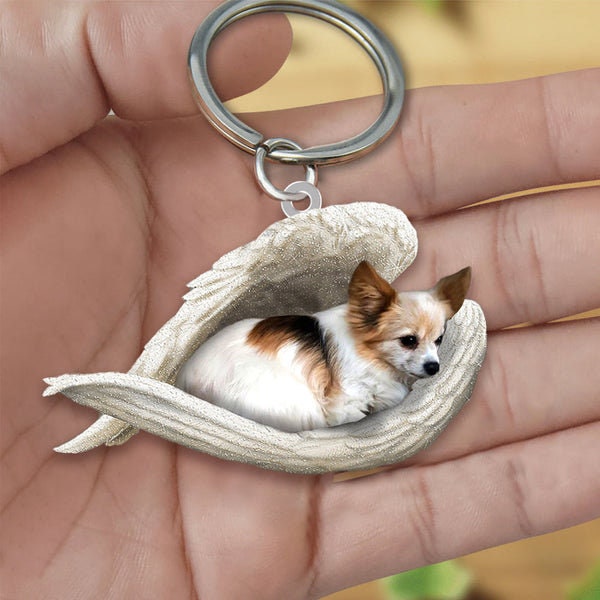 Sleeping Angel Acrylic Keychain - Etsy