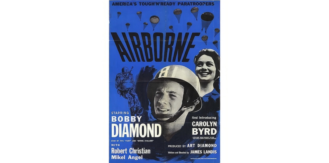 Airborne 1962 DVD Film Drama Bobby Diamond Robert Christian Mikel Angel ...