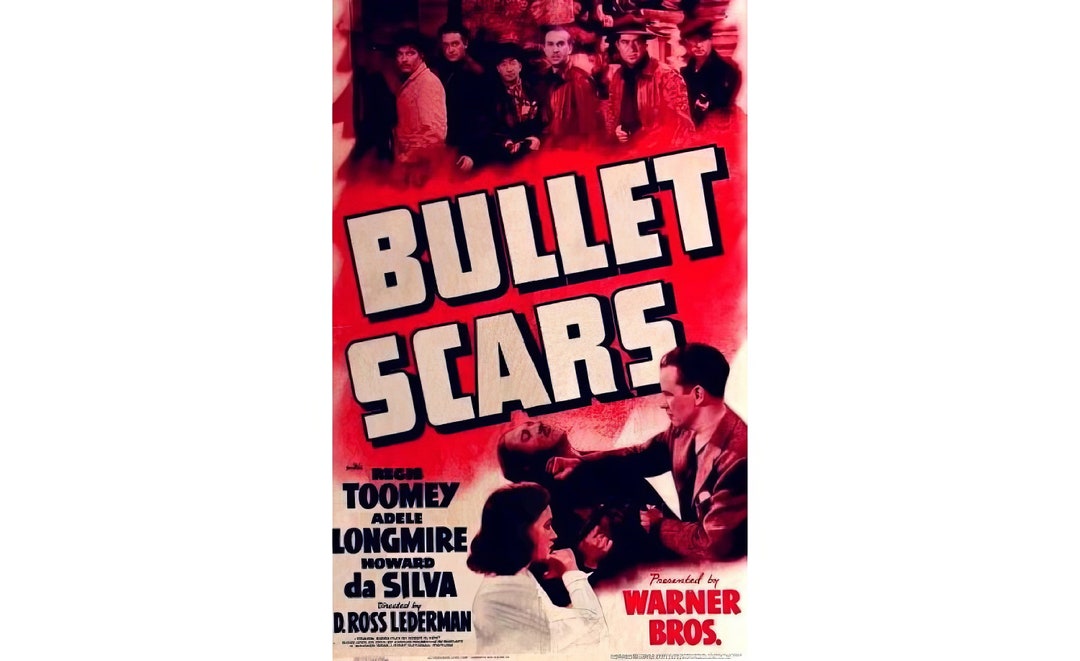 Bullet Scars 1942 DVD Film Crime Regis Toomey Adele Longmire Howard Da ...