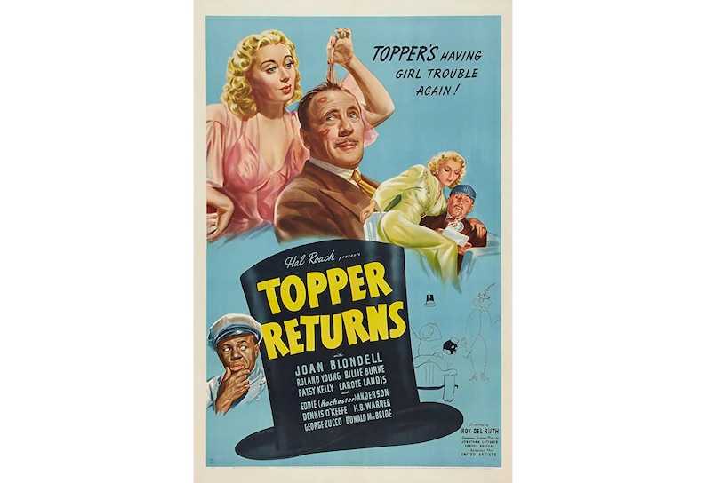 Topper Returns 1941 DVD Film Comedy Joan Blondell Roland Young Carole ...