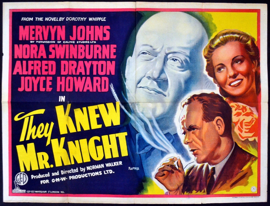 They Knew Mr. Knight 1946 DVD Film Drama Norman Walker Mervyn Johns Tom ...