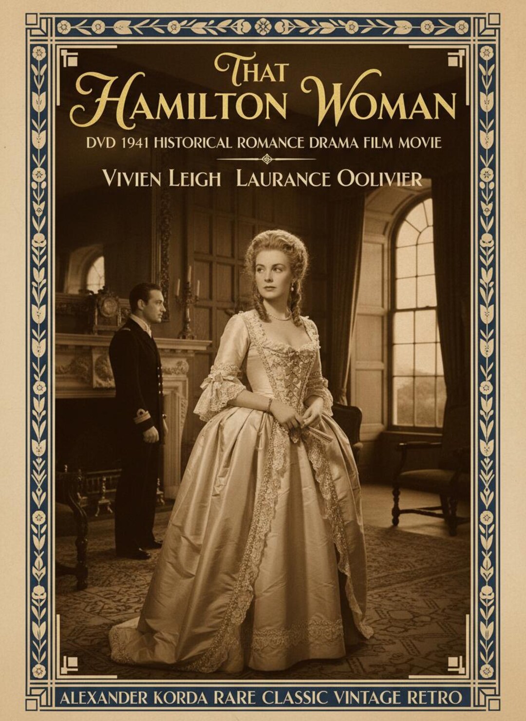 That Hamilton Woman DVD 1941 Historical Romance Drama Film Movie Vivien ...