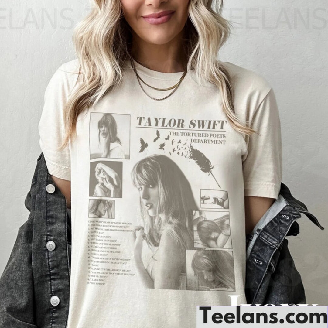 Official TTPD Merch: the Tortured Poets Department Comfort Colors Shirt ...