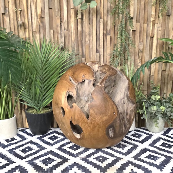 Wooden Balls 30cm - Etsy UK