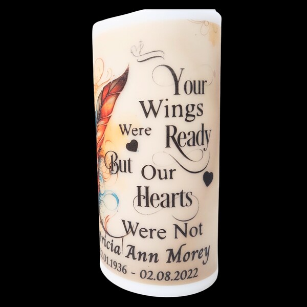 Tribute Candle - Etsy