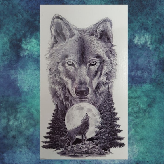 Wolf Snarling Tattoo