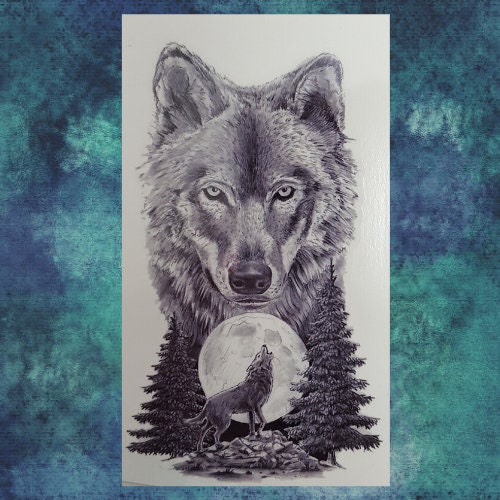 Coyote Howling Tattoo