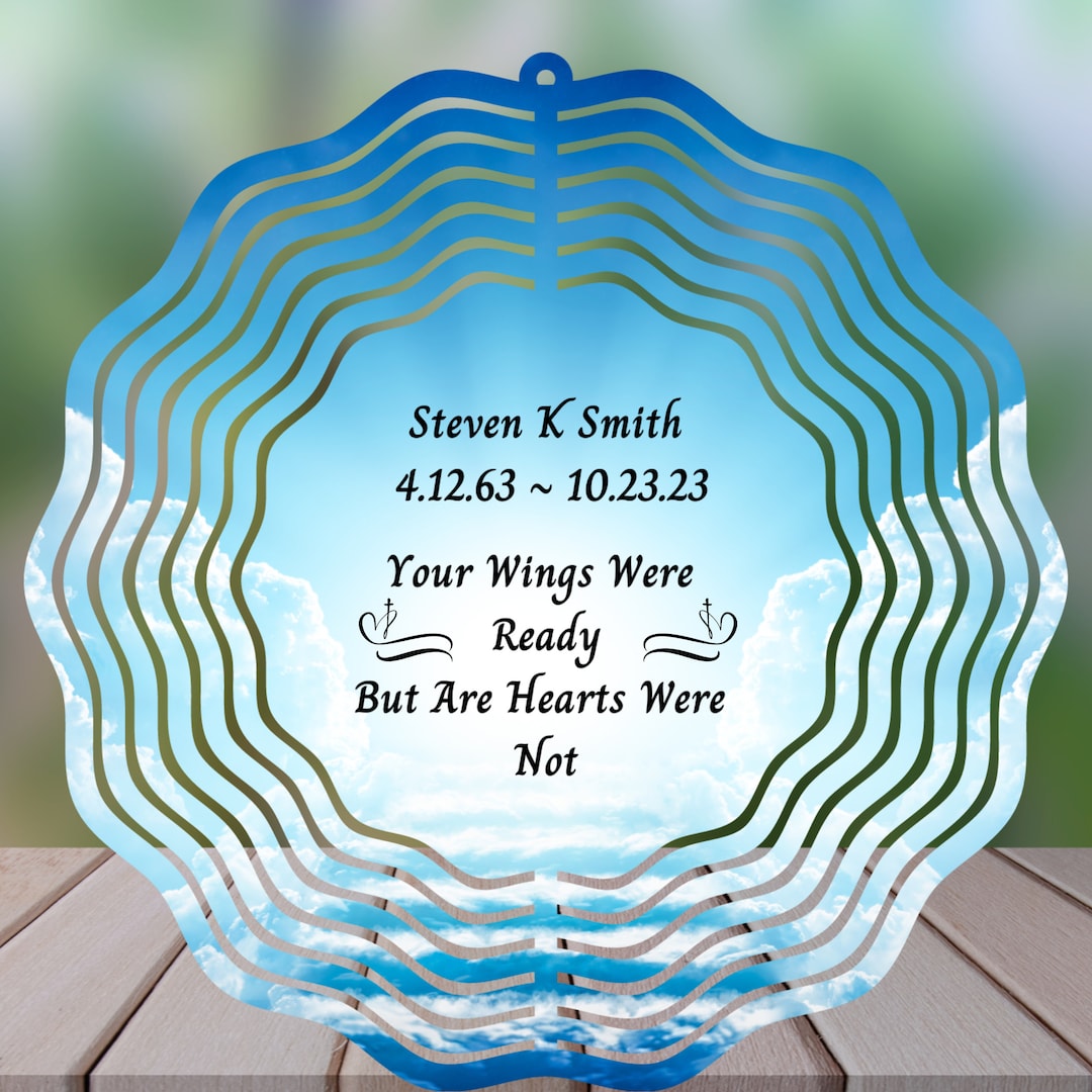 Celebration of Life, Wind Spinner, Windspinner, Memorial Decoration ...