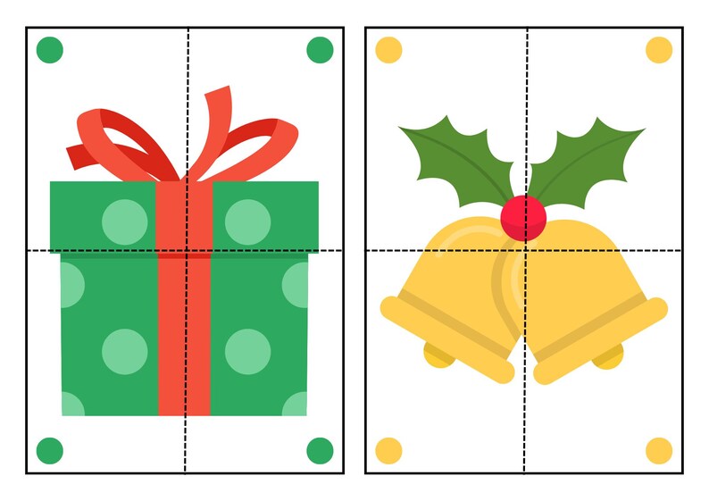 Matching & Puzzels for the Holiday - Etsy
