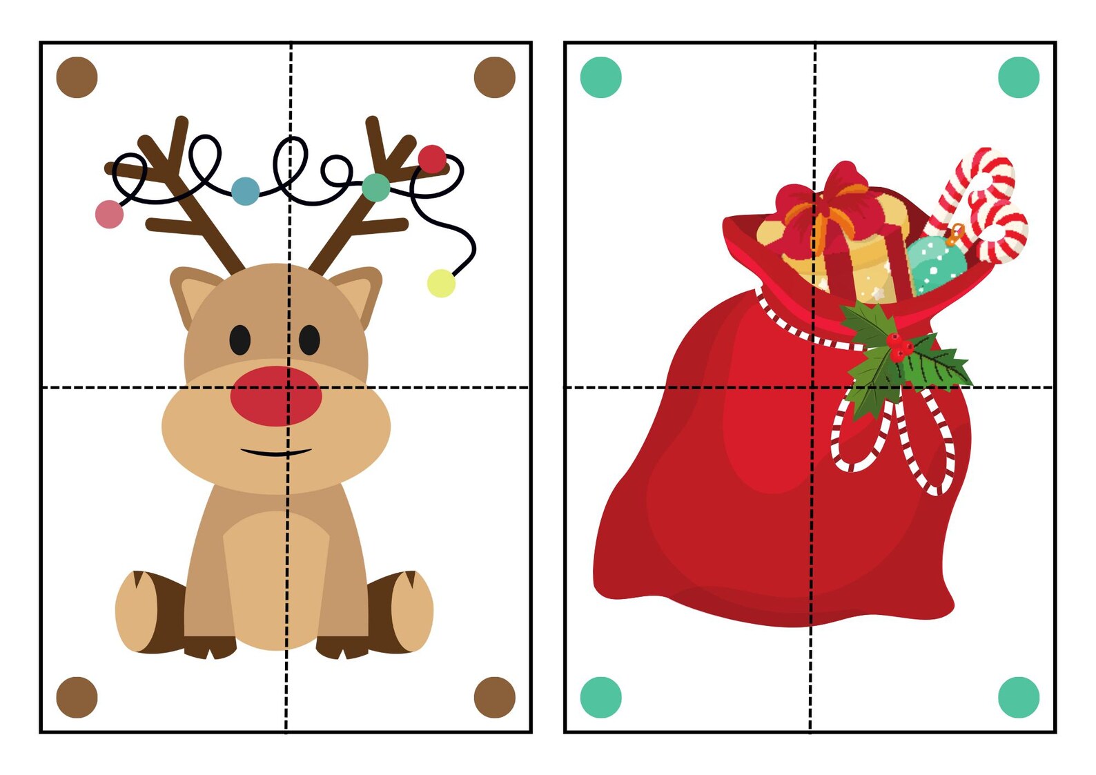 Matching & Puzzels for the Holiday - Etsy