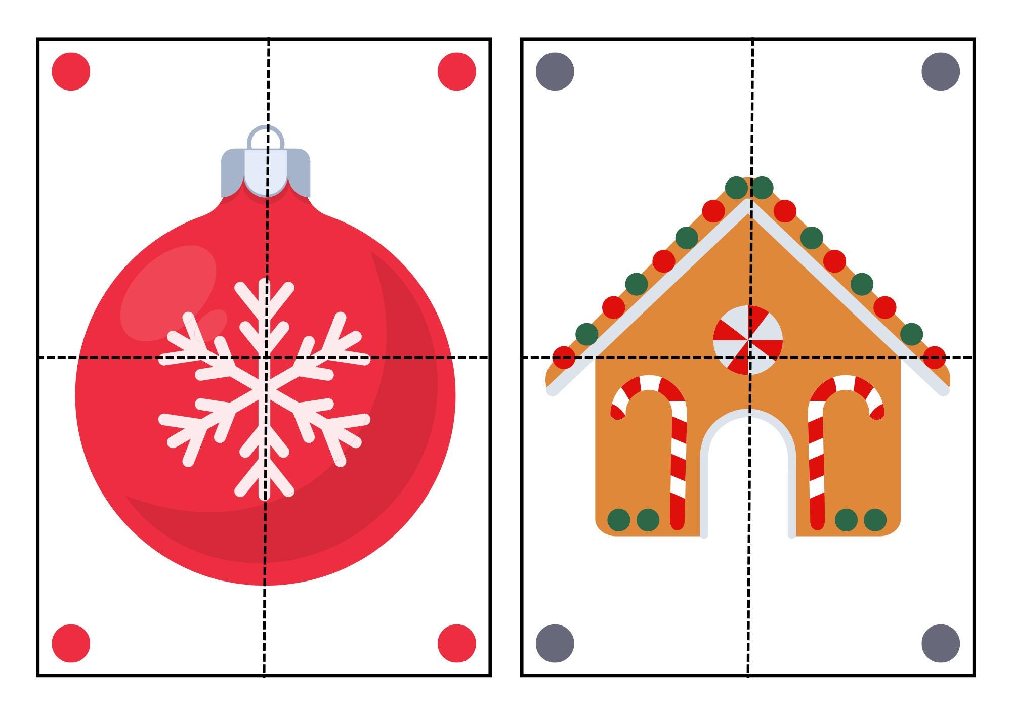 Matching & Puzzels for the Holiday - Etsy