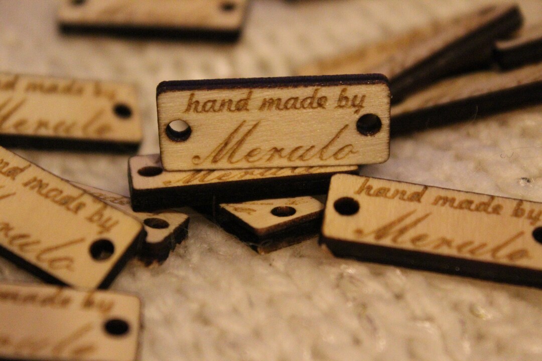 Custom Wooden Labels,custom Name Tags,labels for Handmade Products ...
