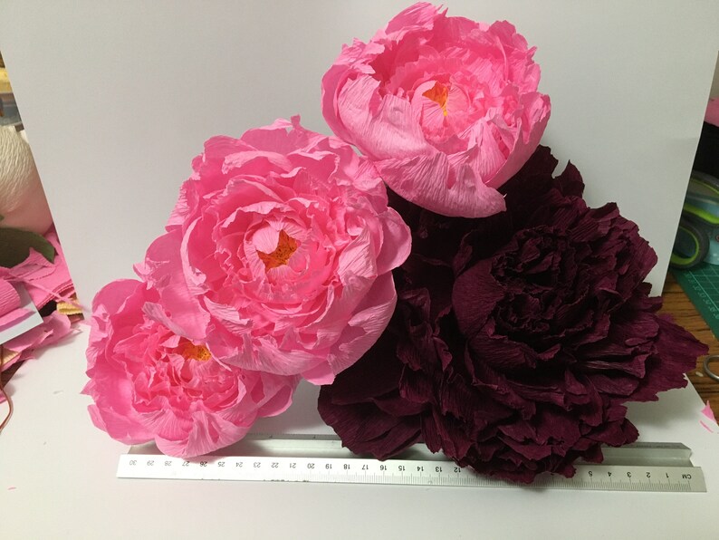 Petite Peony Template - Etsy