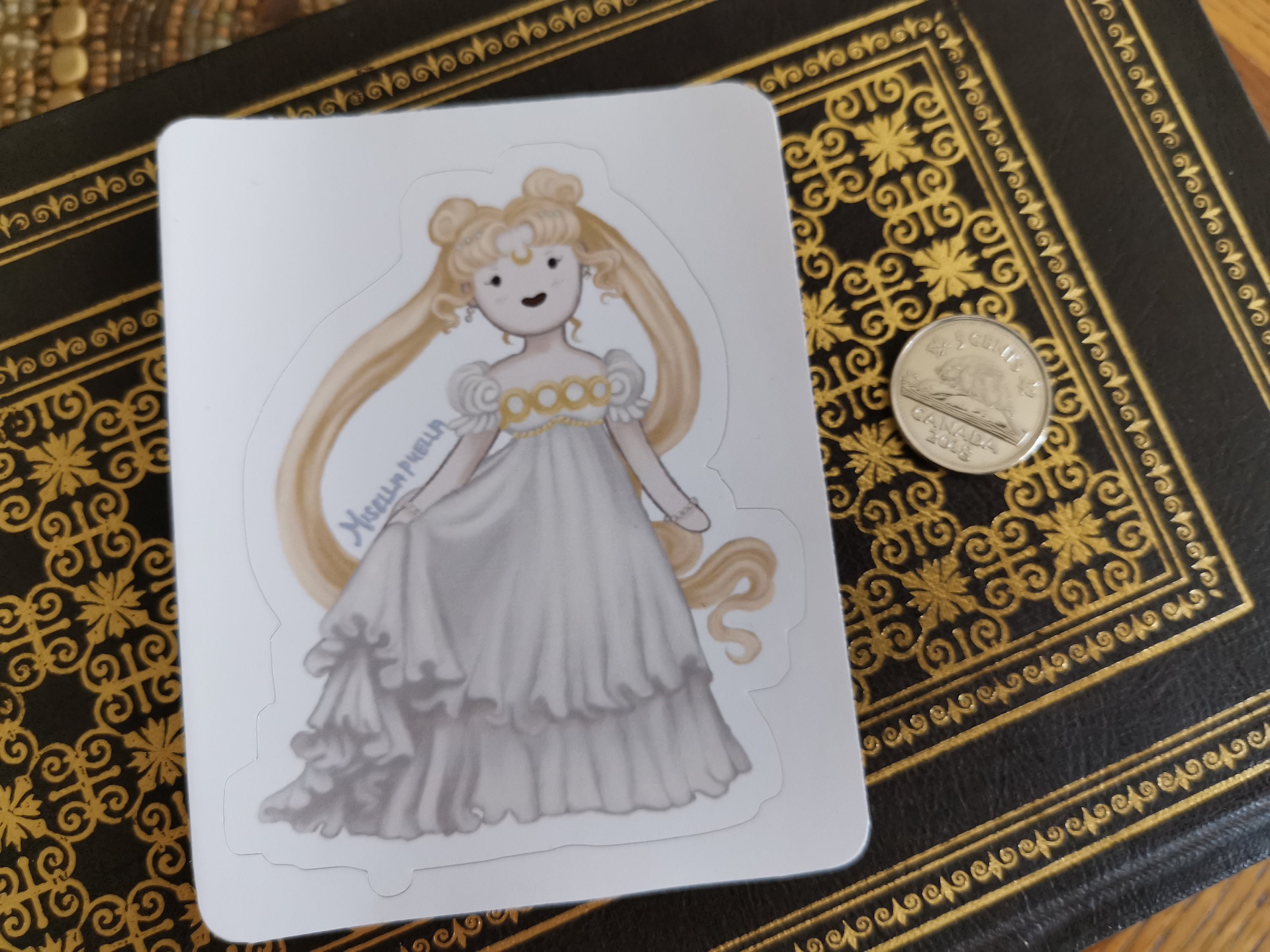 Stickers Princess Serenity and Princess Kakyuu sailor Moon - Etsy