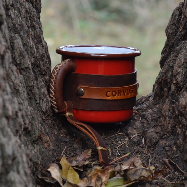 Leather Mug - Etsy