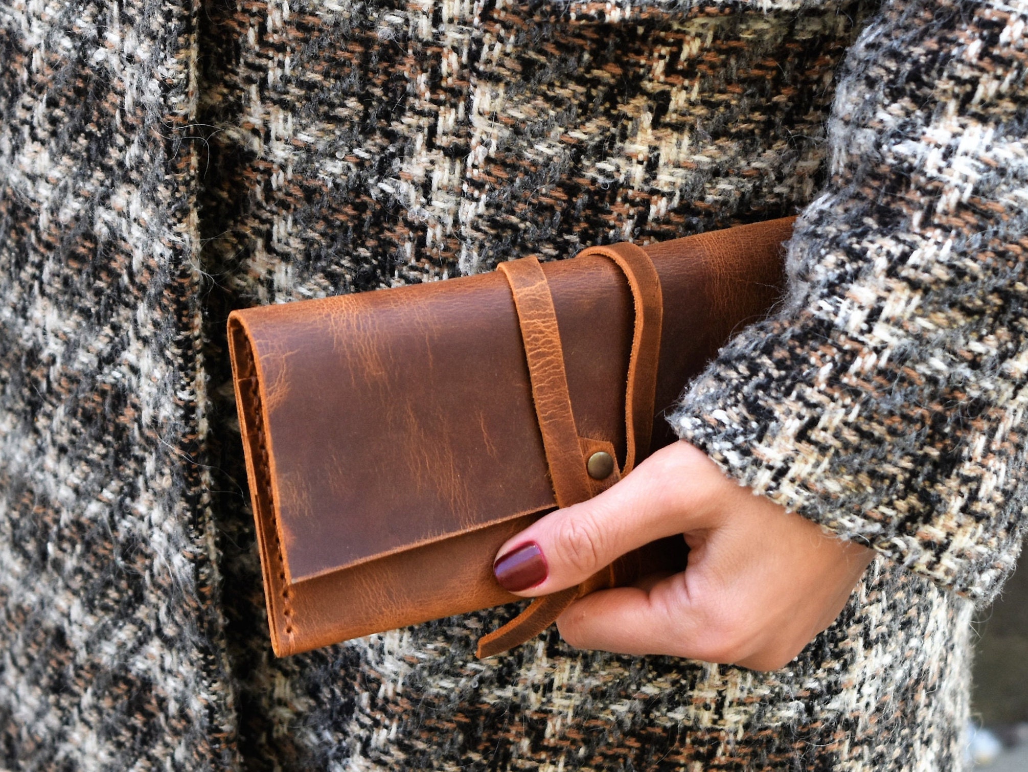 Womens wallet Leather wallet woman Wallets Leather purse | Etsy