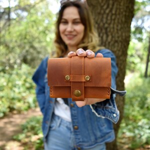 Handmade Full Grain Leather Front Pocket Wallet: Slim Card Holder - Etsy