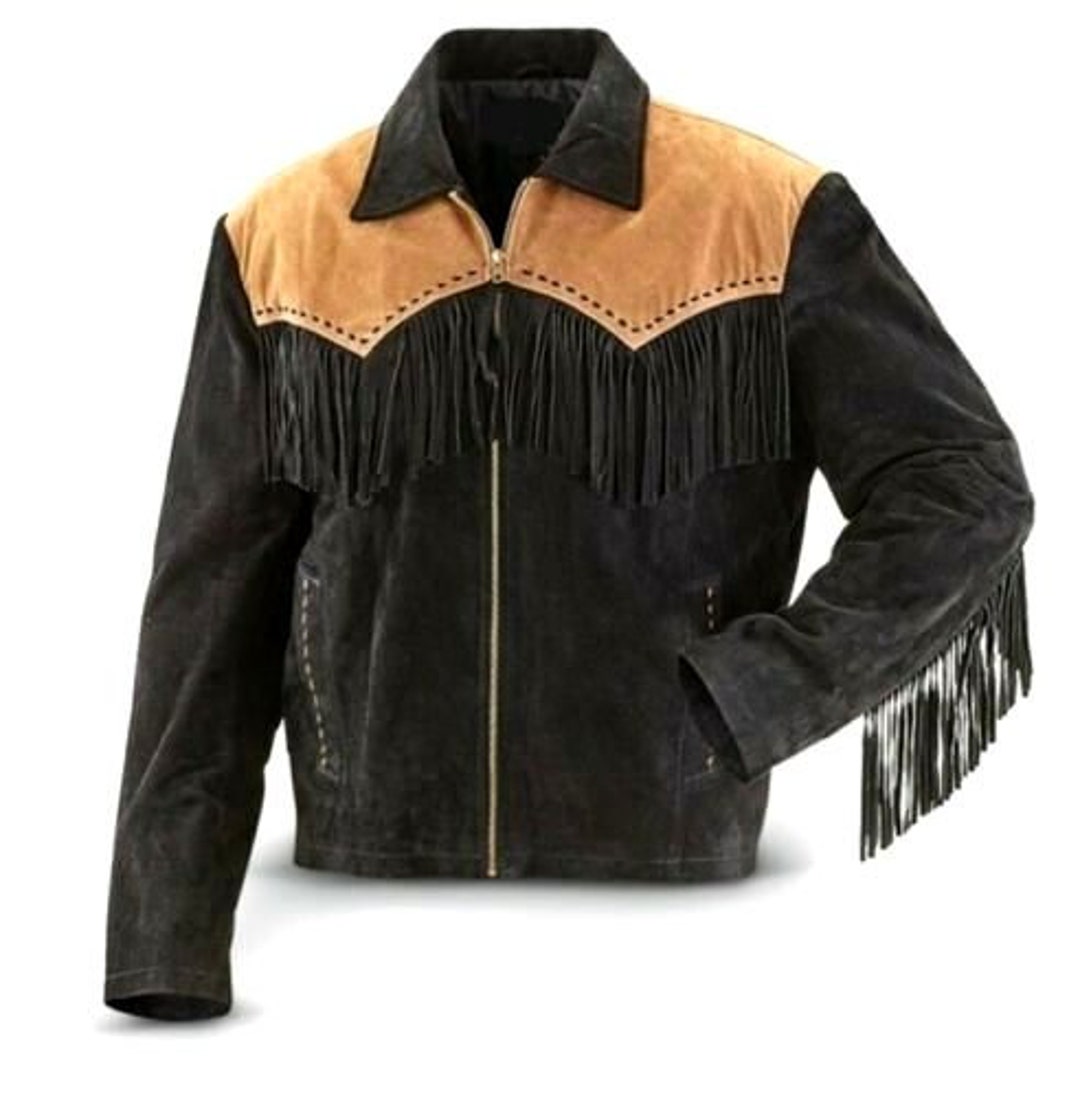 Native American Style Jacket Men Suede Western Jacket Native - Etsy